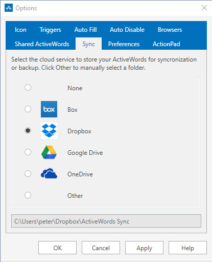 ActiveWords Sync – ActiveWords