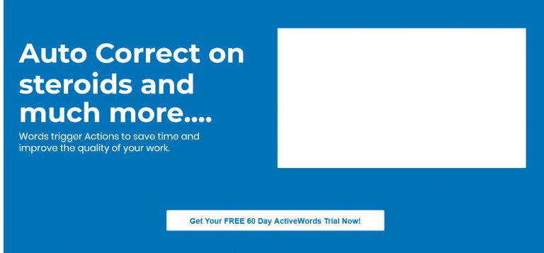 ActiveWords | Universal Auto Correct and much more.
